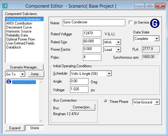 SKM Software Help Desk - Synchronous Condenser Modeling Information ...